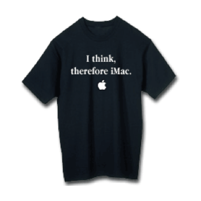 Therefore iMac T-shirt – The Missing Bite