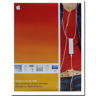 Red iPod Shuffle Poster – The Missing Bite